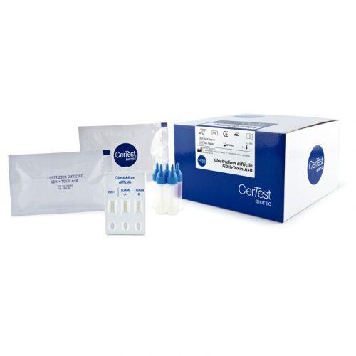 C. DIFFICILE GDH + TOXIN A + B HECES FECALES CERTEST