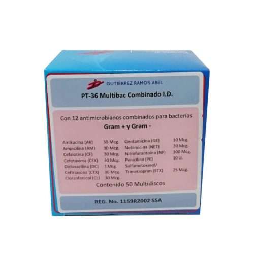 PT-36 ID MULTIBAC I.D. MULTIDISCOS COMBINADOS 50 PZS